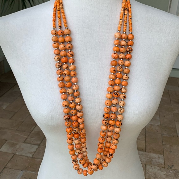 Chico's | Jewelry | Chicos Multi Strand Beaded Necklace | Poshmark